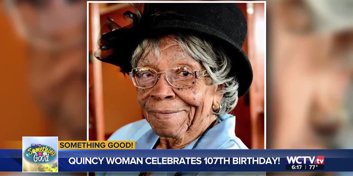 Something Good: Quincy woman celebrates 107th birthday Something Good: Quincy woman celebrates 107th birthday